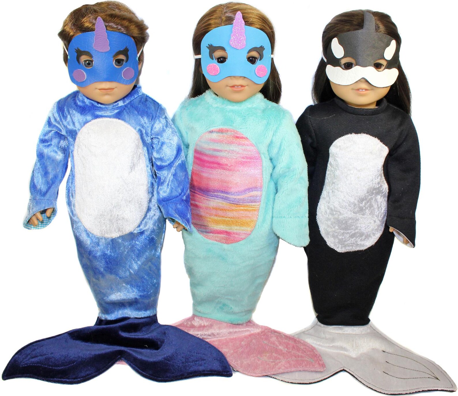 Whale Tale Dress up Costume | Narwhal, Orca | PDF Sewing Pattern for 18 ...