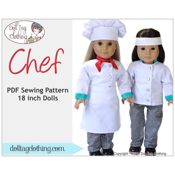 Doll Chef Hat - Etsy