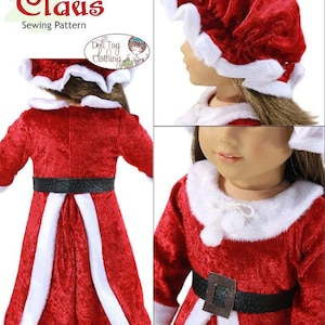 Mrs Claus Dress and Hat | Festive ~ Christmas | PDF Sewing Pattern for ...