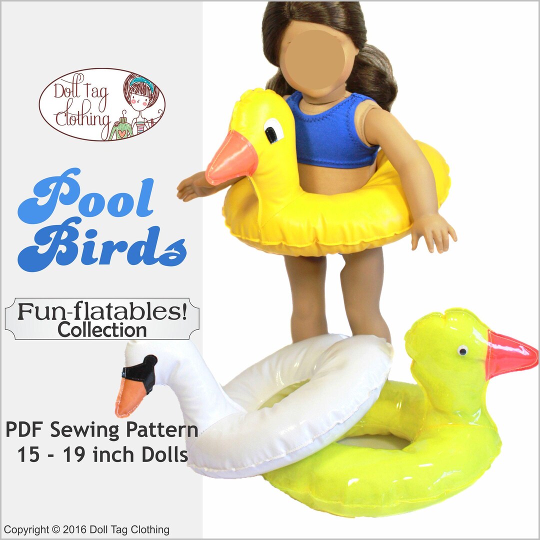 Fun-flatable Pool Bird Swim Rings | Inflatable Looking Stuffed Toy ...