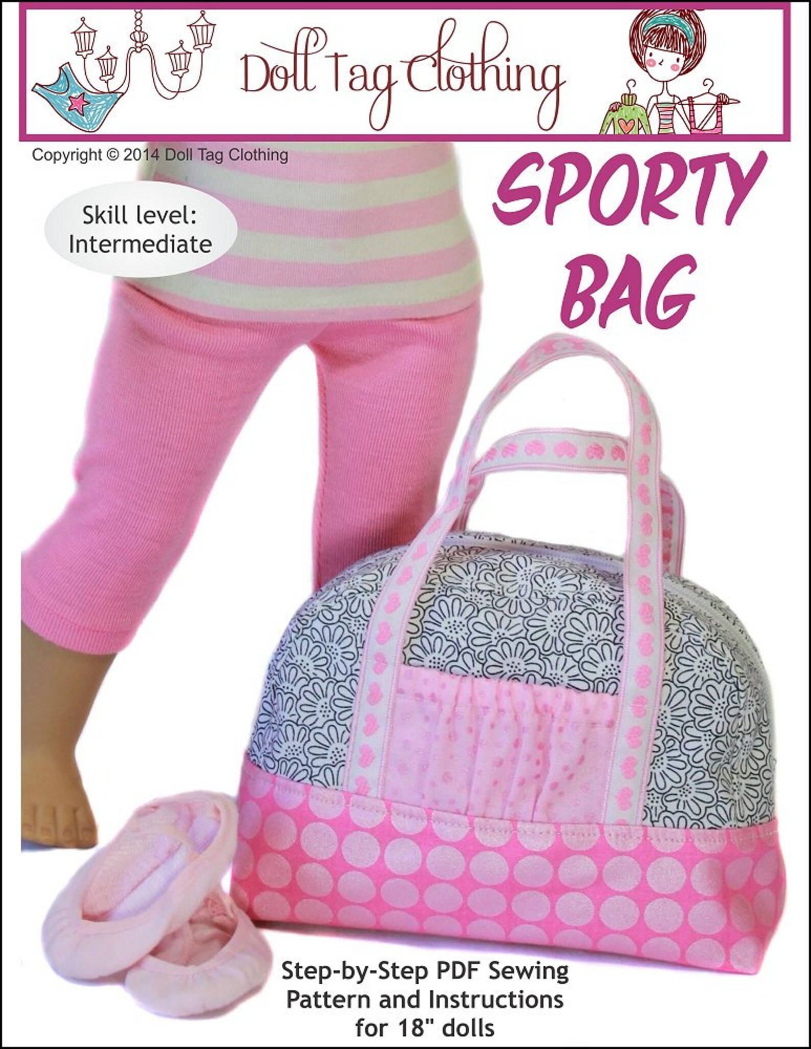 Sporty Tog Bag for Sport Gear and Equipment | PDF Sewing Pattern for 18 ...