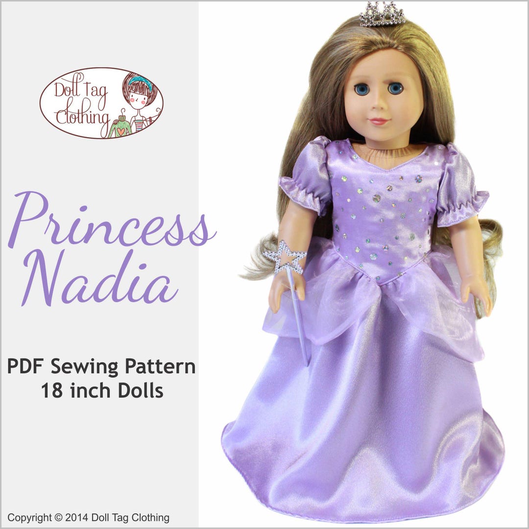 Princess Nadia Dress | Panniers and Puffy Sleeves Ballgown | PDF Sewing ...