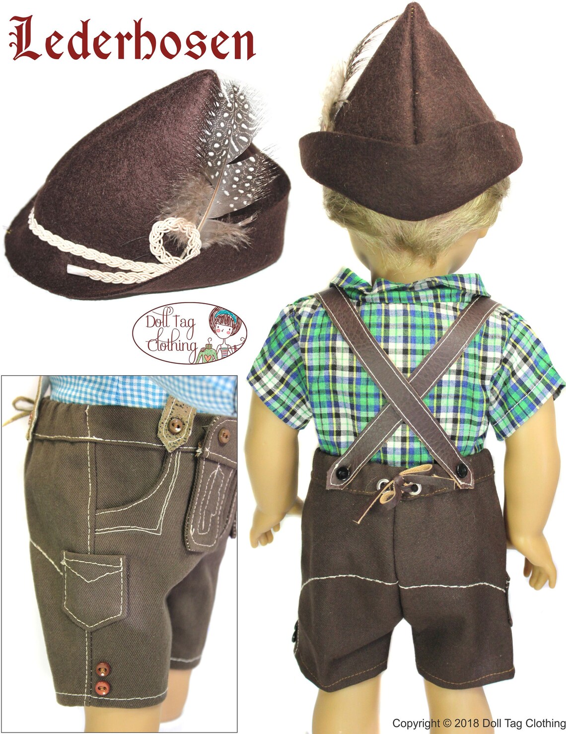 Lederhosen Traditional Dress | Bavaria Germany Austria | PDF Sewing ...
