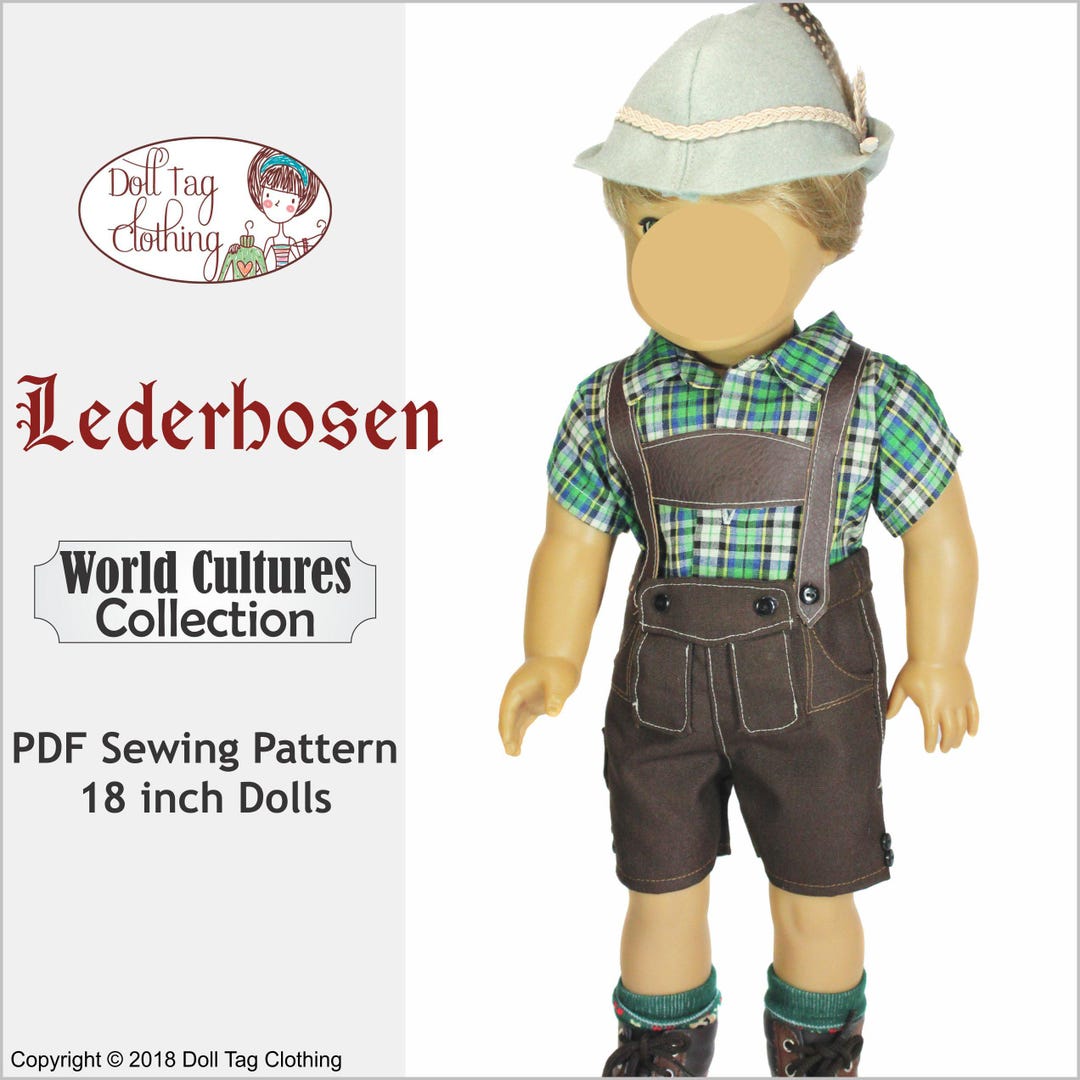 Lederhosen Traditional Dress | Bavaria Germany Austria | PDF Sewing ...