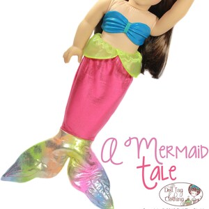 A Mermaid Tale | Costume and Bikini Top | PDF Sewing Pattern for 18 ...