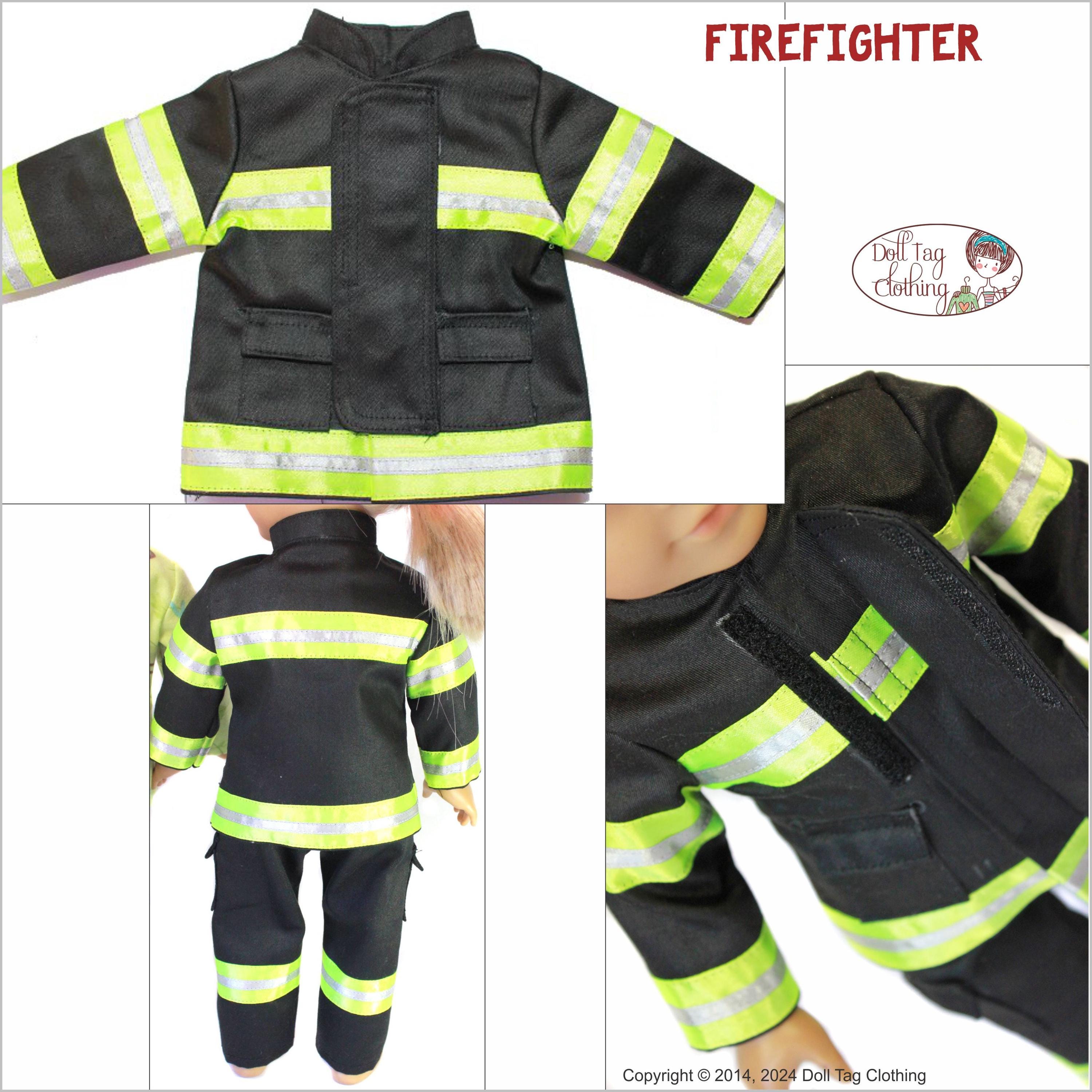 Firefighter Turnouts | PDF Sewing Pattern for 18 Inch Girl and Boy ...