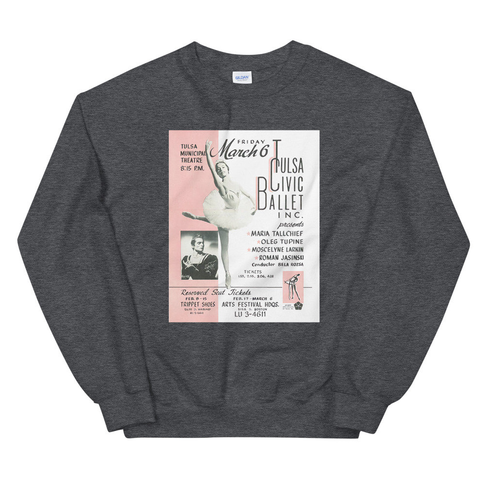 Ballet Sweatshirt Native American Ballerinas the Five Moons - Etsy