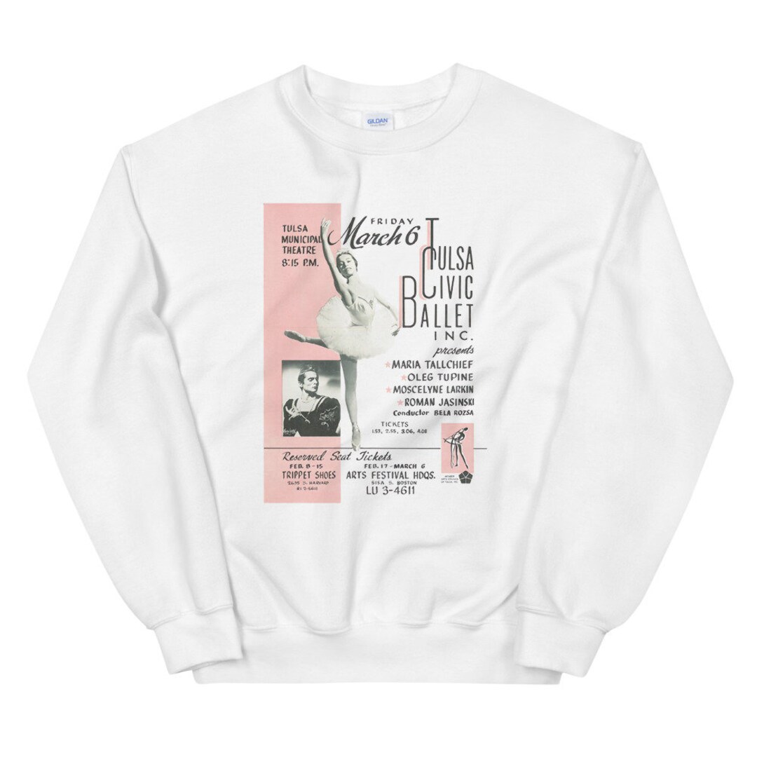 Ballet Sweatshirt, Native American Ballerinas, the Five Moons, Dance ...