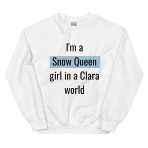 Snow Queen Nutcracker Ballet Sweatshirt – Ballerina Gift, Dancer Warm ...