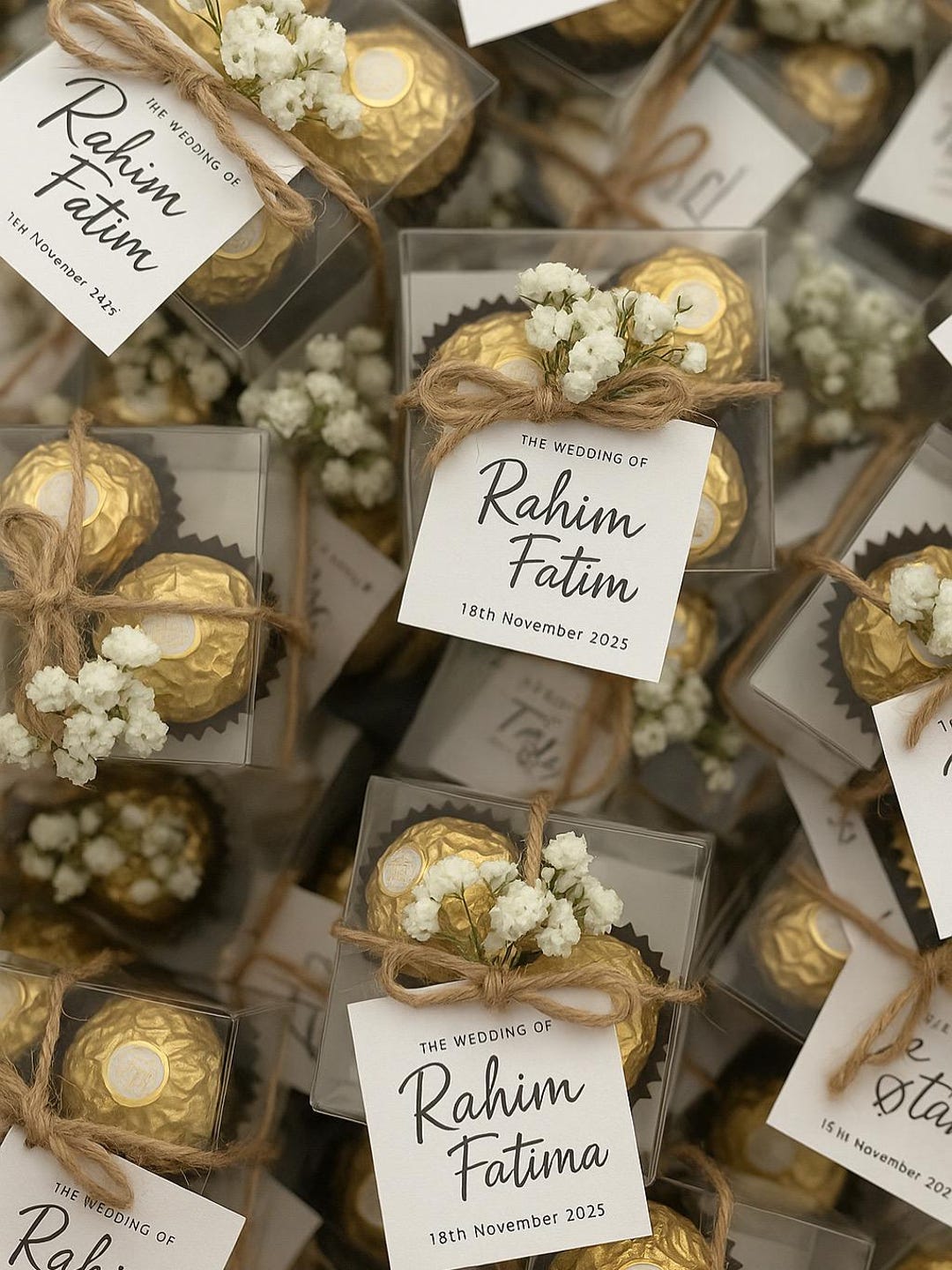 Luxury Ferrero Rocher Wedding Favours - Etsy