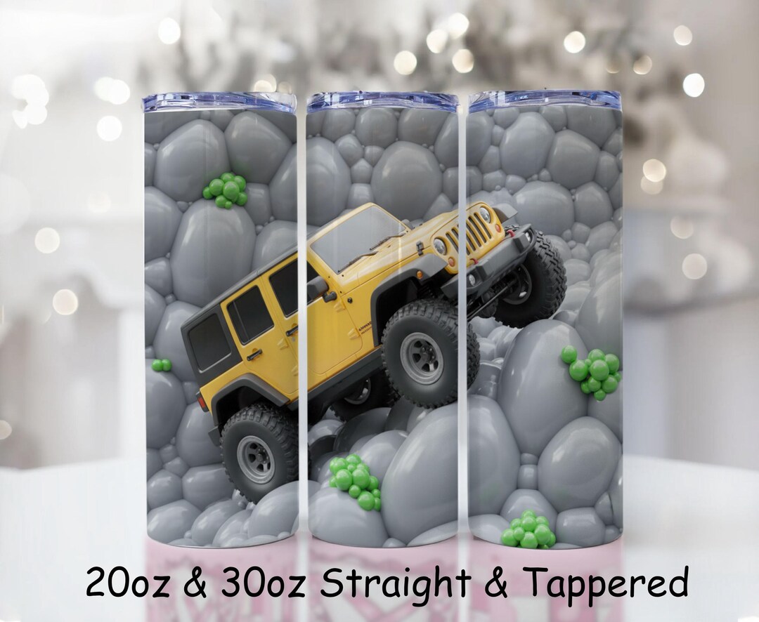 4x4 Off-road Truck Tumbler Wrap | Forest Adventure PNG (20oz) - Etsy