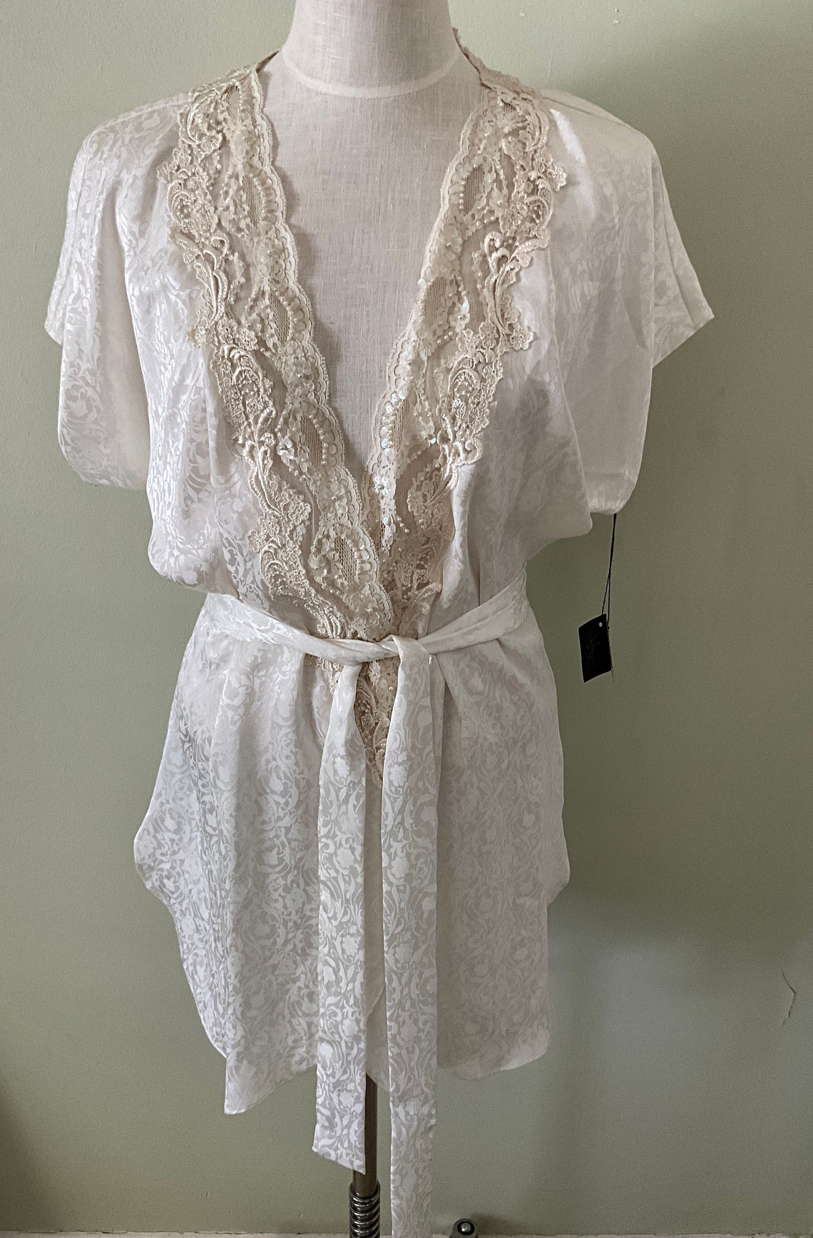 Vintage Jonquil Designer Lingerie Robe With Belt New Older Stock - Etsy