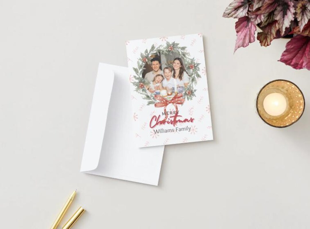 Customized Christmas Card - Etsy