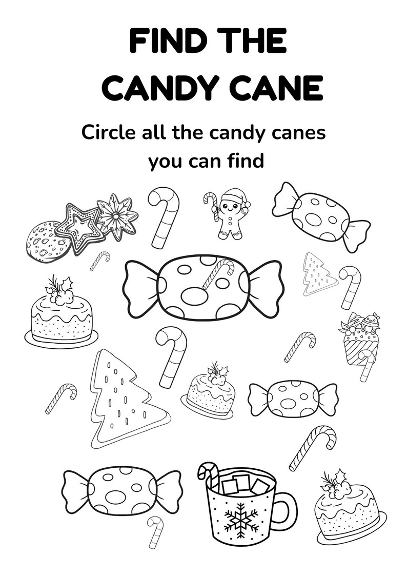 Christmas Activity Book for Kids | Baking, Tracing, Coloring, Mazes ...