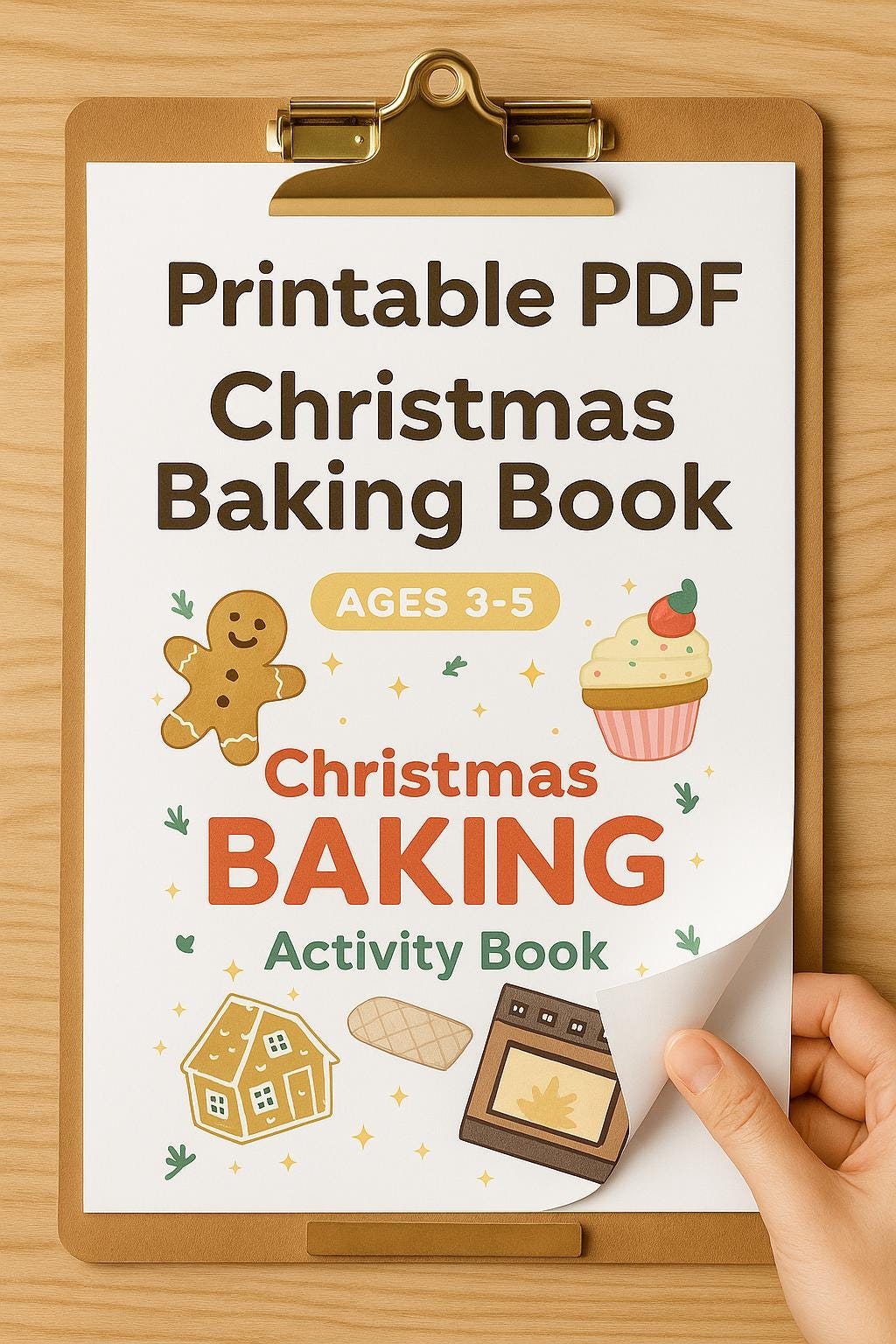 Christmas Activity Book for Kids | Baking, Tracing, Coloring, Mazes ...