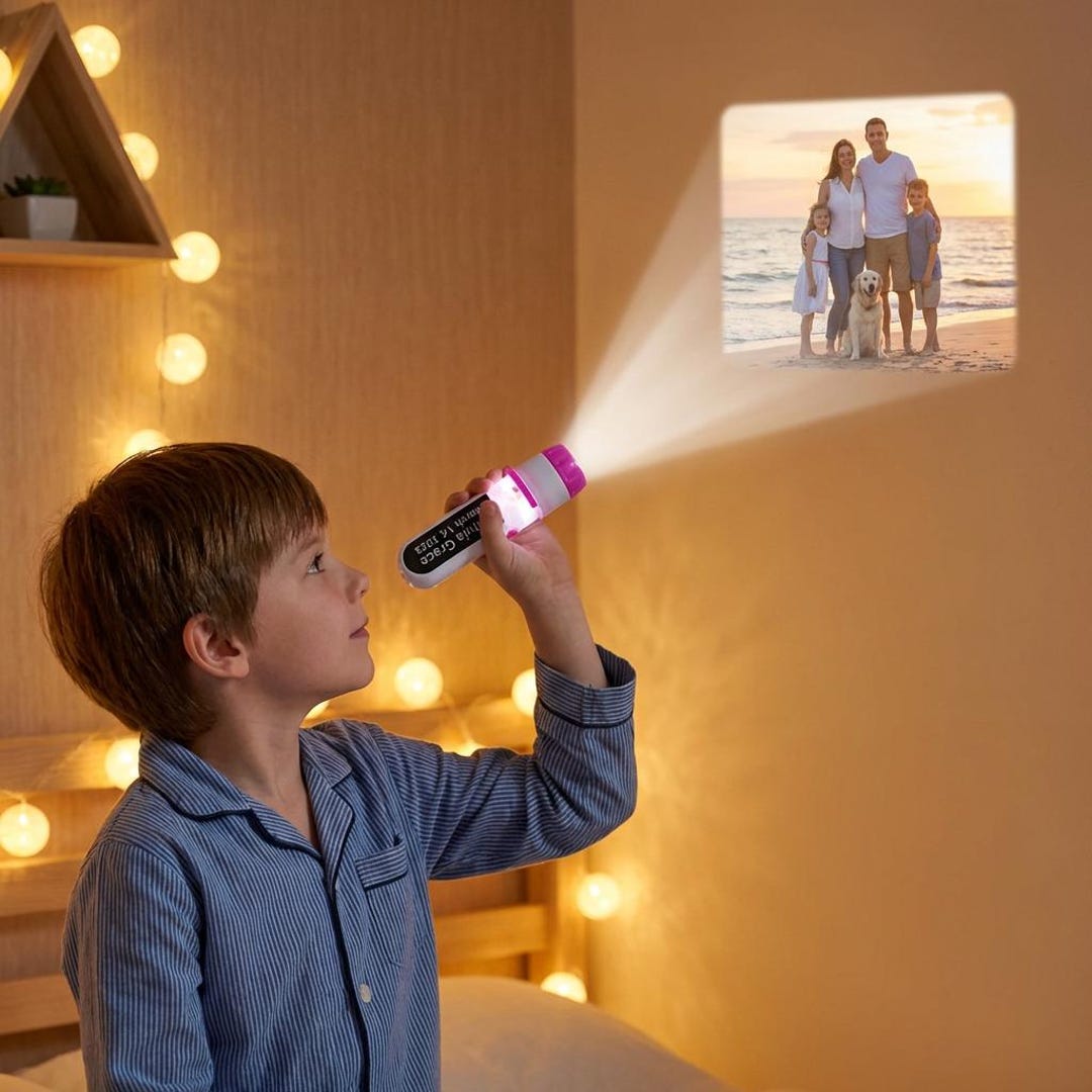 Personalized Photo Memory Projection Flashlight, Custom Picture Viewer ...