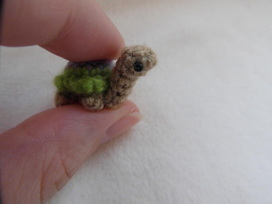 Oh, so Tiny Turtle Crochet PATTERN - PDF Instructions - Etsy