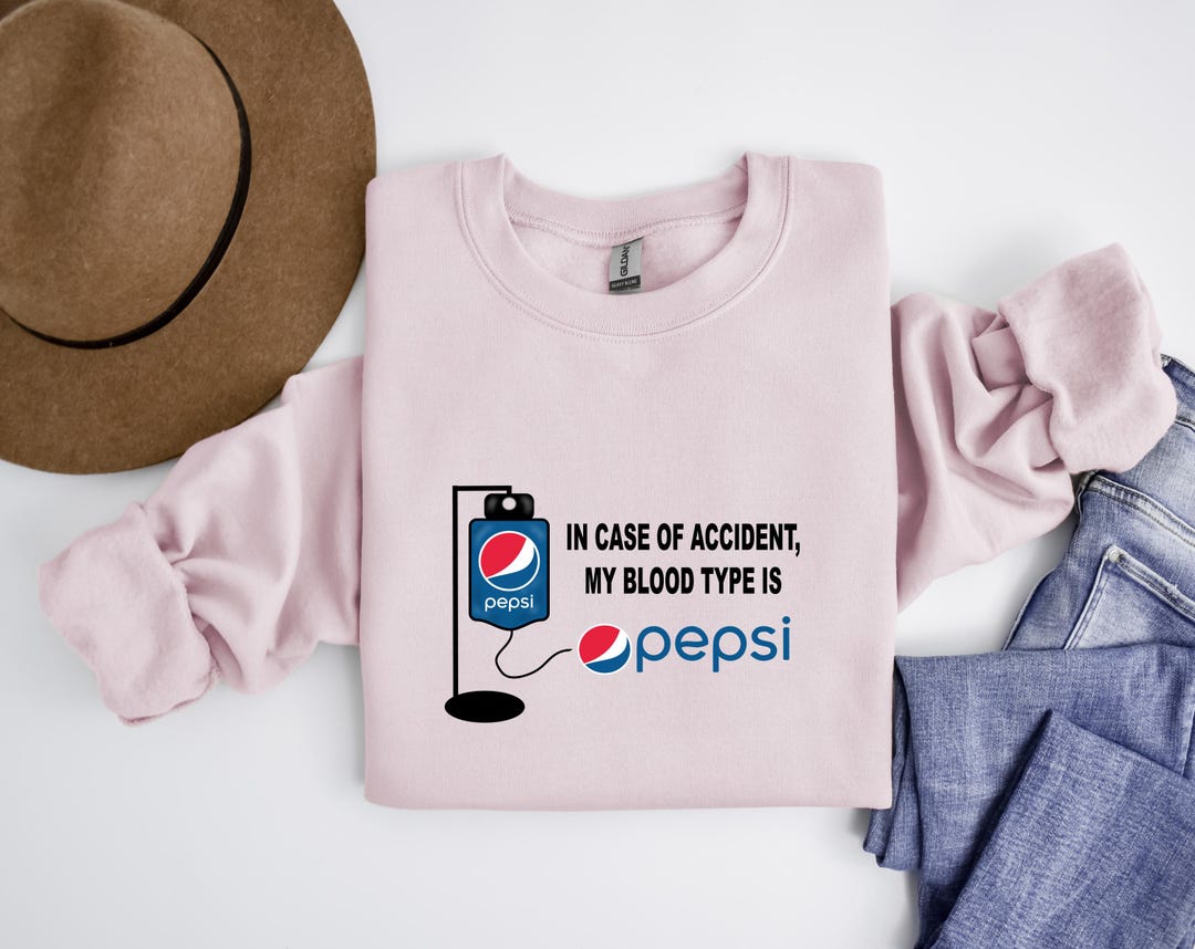 Pepsi Sweatshirt, Pepsi Logo Hoodie, Pepsi Coke Sweatshirt, Pepsi Drink ...
