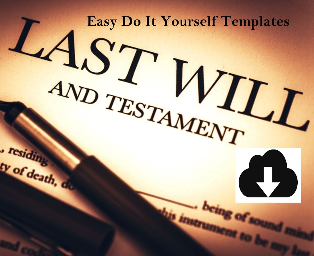 Last Will and Testament Kit Digital Download 1 Year UNLIMITED USE Power ...