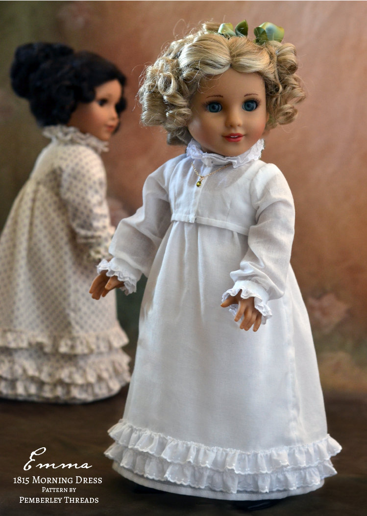 PDF Sewing Pattern Emma 1815 Morning Dress Regency for 18 Inch - Etsy ...