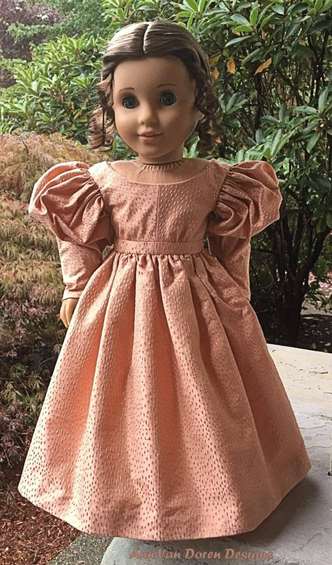 PDF Sewing Pattern Molly 1830s Romantic Era Dress for 18 Inch - Etsy