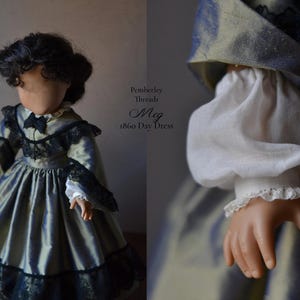 PDF Sewing Pattern Meg 1860 Day Dress for 18 Inch Dolls - Etsy