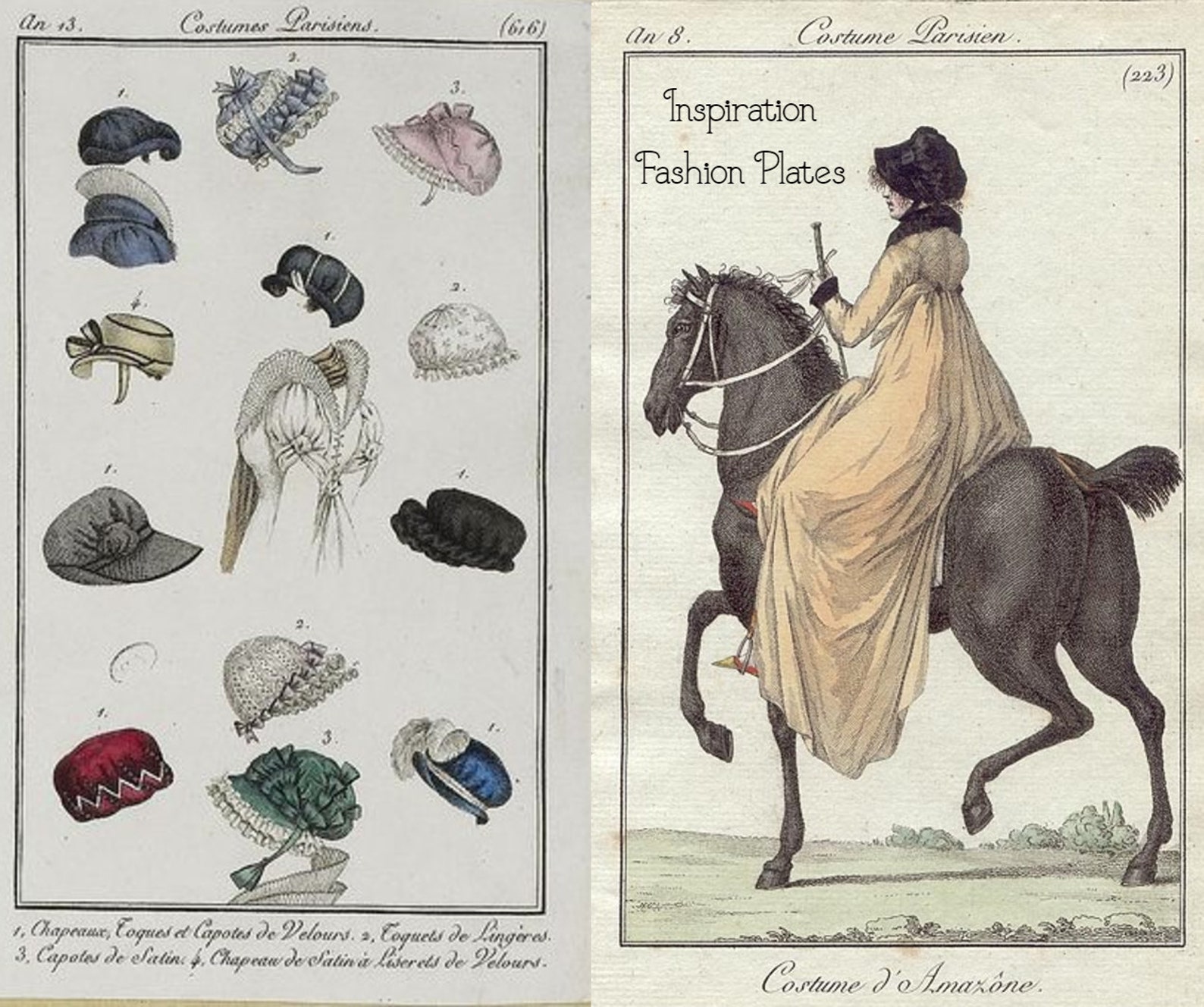 PDF Sewing Pattern Jane Regency Bonnet for 18 Inch Doll Such as ...