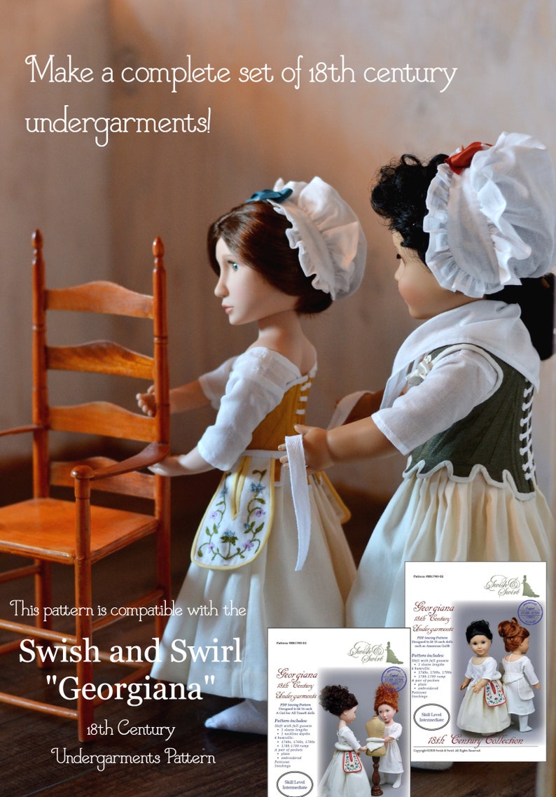 PDF Sewing Pattern Antoinette 18th Century Cap and Stays - Etsy