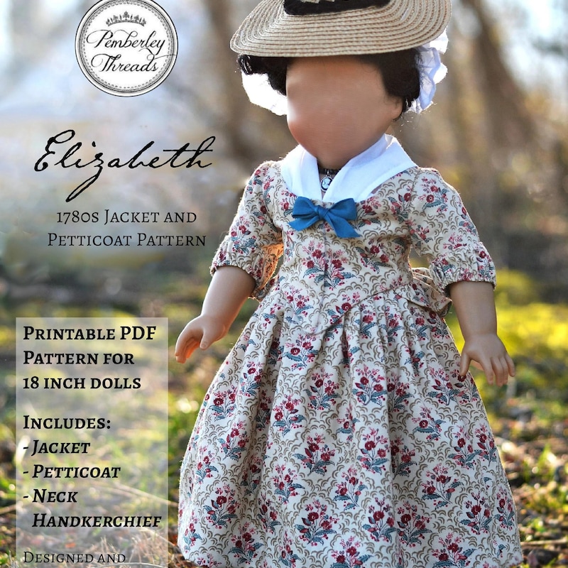 Colonial for 18 in Doll - Etsy UK