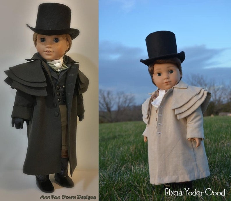 PDF Sewing Pattern Captain Wentworth Regency Boy Doll Outfit - Etsy