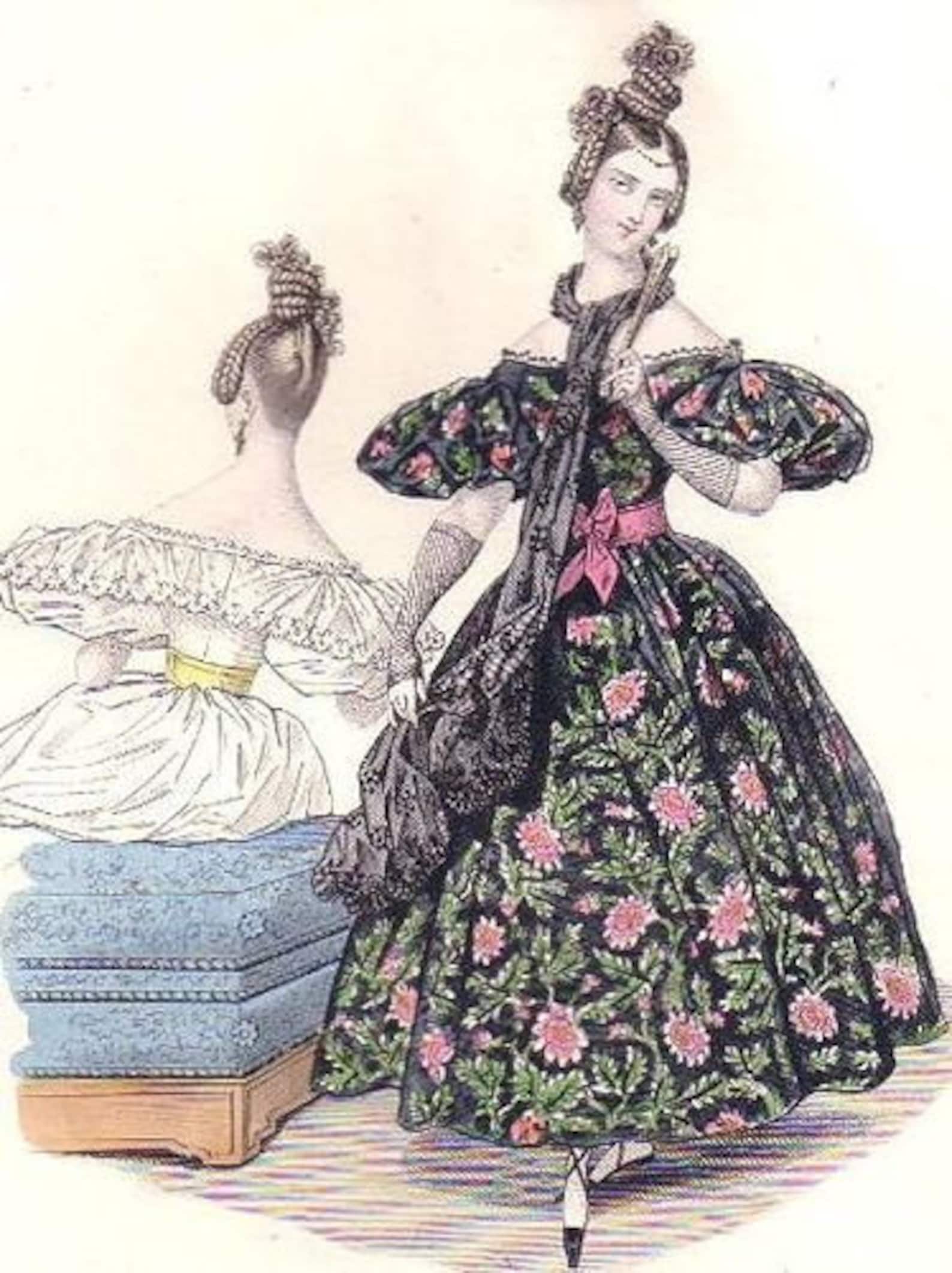 PDF Sewing Pattern Molly 1830s Romantic Era Dress for 18 Inch - Etsy