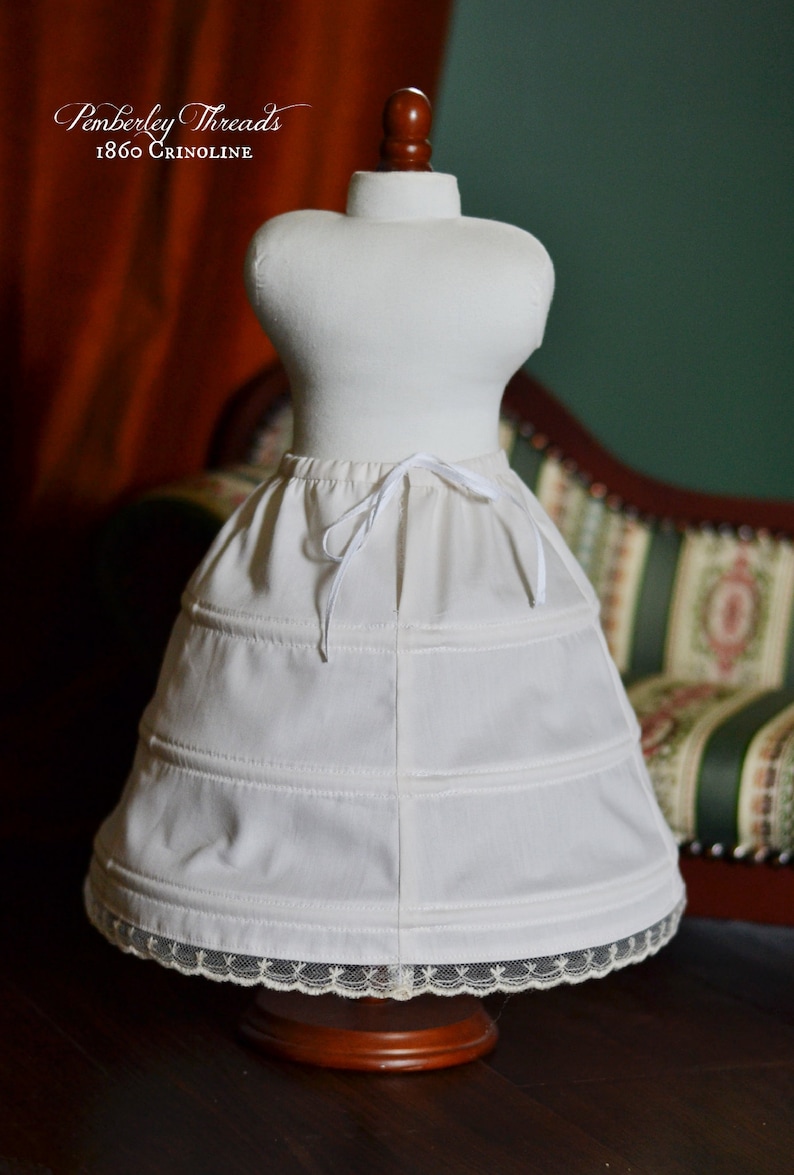 PDF Sewing Pattern 1860 Crinoline Hoop Skirt for 18 Inch Dolls - Etsy ...