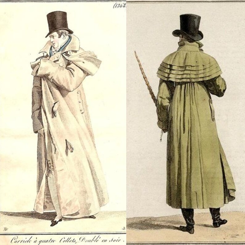 PDF Sewing Pattern Captain Wentworth Regency Boy Doll Outfit Greatcoat ...