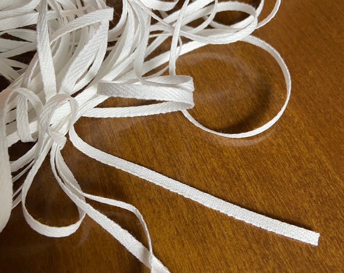 1/8 White Cotton Twill Tape Doll Clothing Historical Reproduction Sold ...