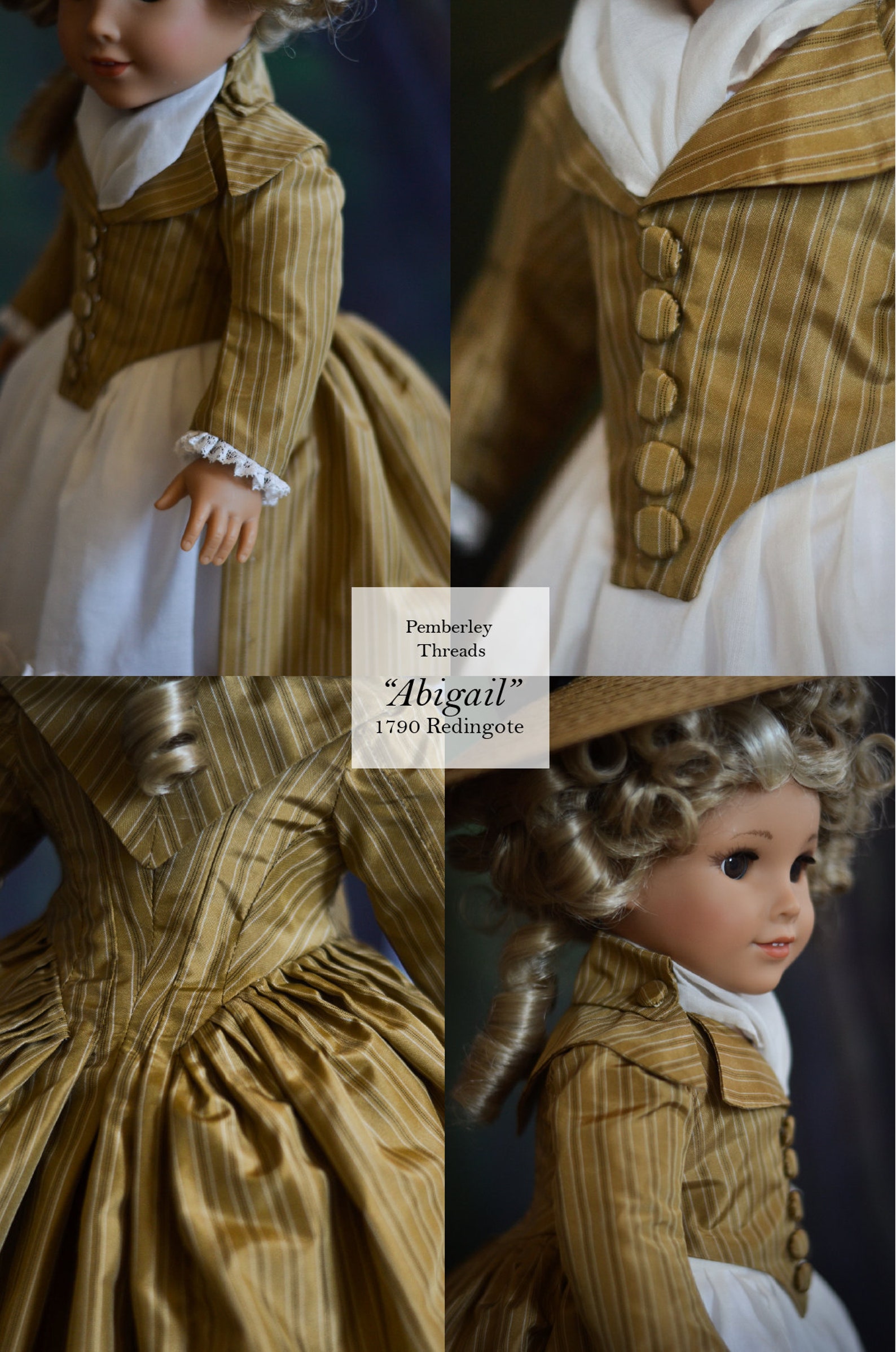 PDF Sewing Pattern Abigail 1790 Redingote and Petticoat 18th - Etsy