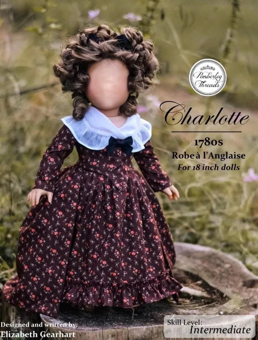 1780s Robe a L'anglaise PDF Sewing Pattern for 18-inch Doll Gown ...