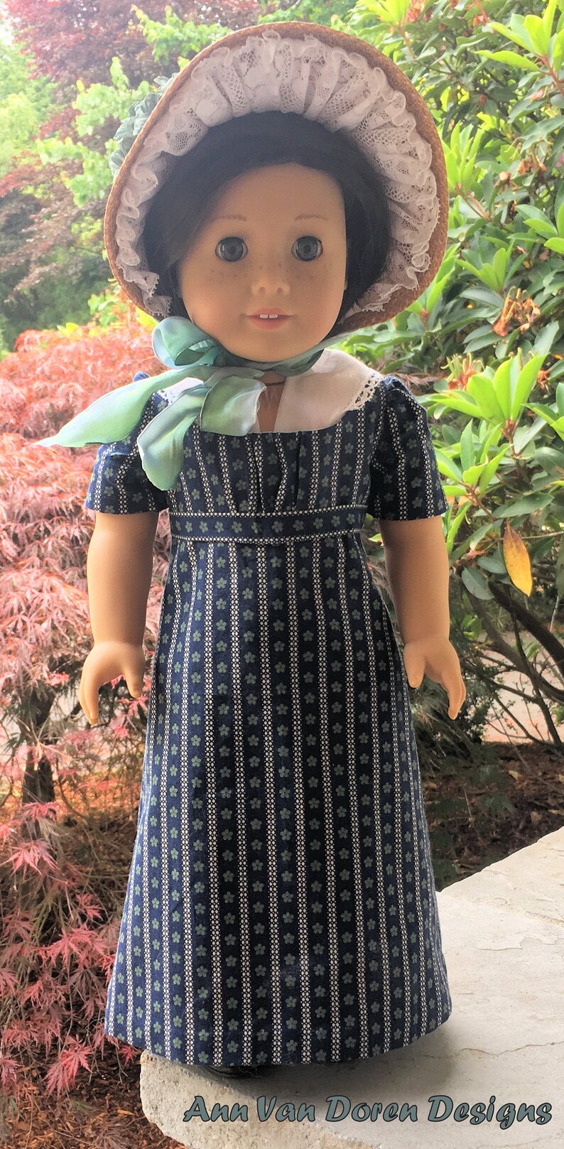 Regency Doll Dress PDF Sewing Pattern for 18 Inch Doll Such as - Etsy