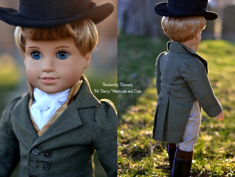 PDF Sewing Pattern Mr Darcy Regency Boy Doll Outfit Coat and - Etsy Canada