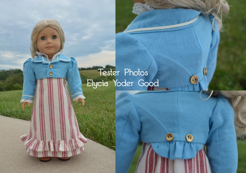 PDF Sewing Pattern Marianne Regency Spencer Jacket for 18 Inch - Etsy