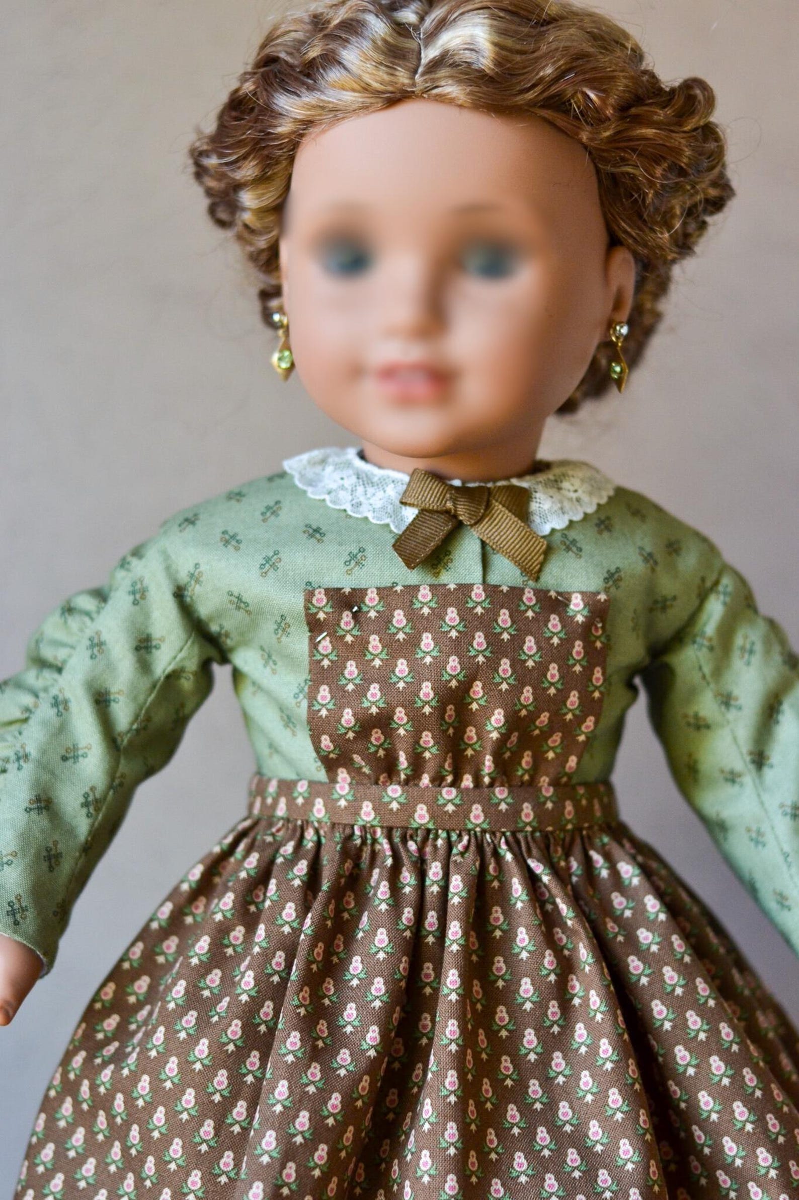 PDF Sewing Pattern 1860 Pinner Apron for 18 Inch Dolls - Etsy