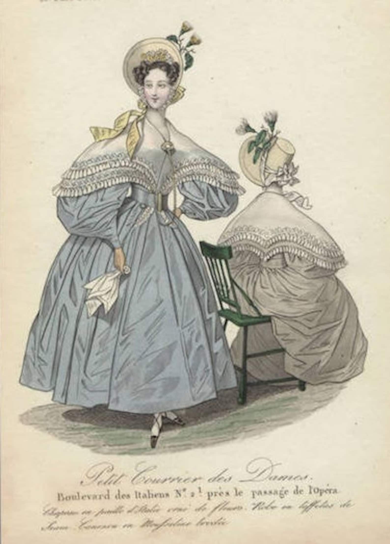 1830s Pelerine Collar Sewing Pattern for 16 & 18 Inch Dolls (PDF ...