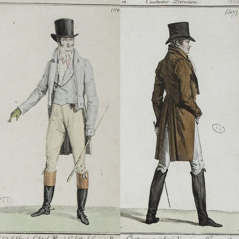 PDF Sewing Pattern Mr Darcy Regency Boy Doll Outfit Coat and Waistcoat ...