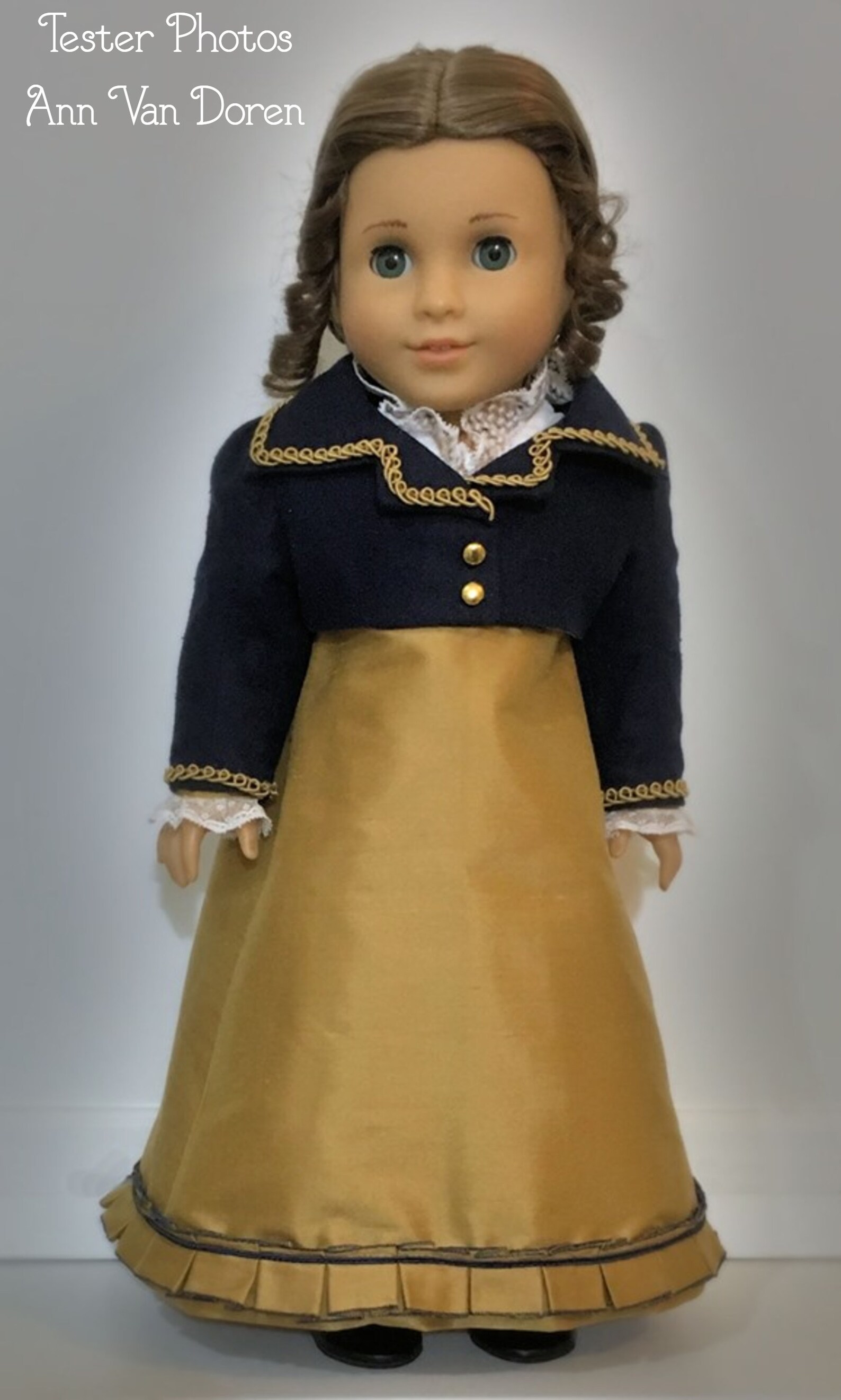 PDF Sewing Pattern Marianne Regency Spencer Jacket for 18 Inch - Etsy