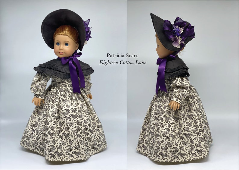 PDF Sewing Pattern 1830s Chemisette and Capelet for 18 Inch - Etsy