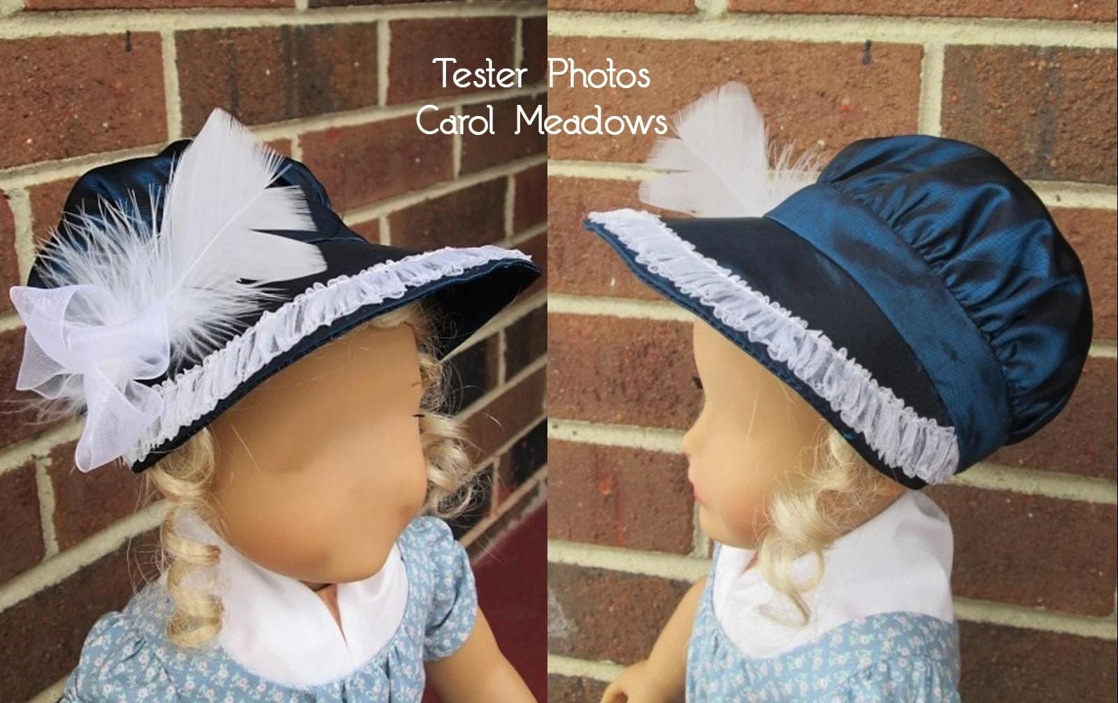 PDF Sewing Pattern Jane Regency Bonnet for 18 Inch Doll - Etsy