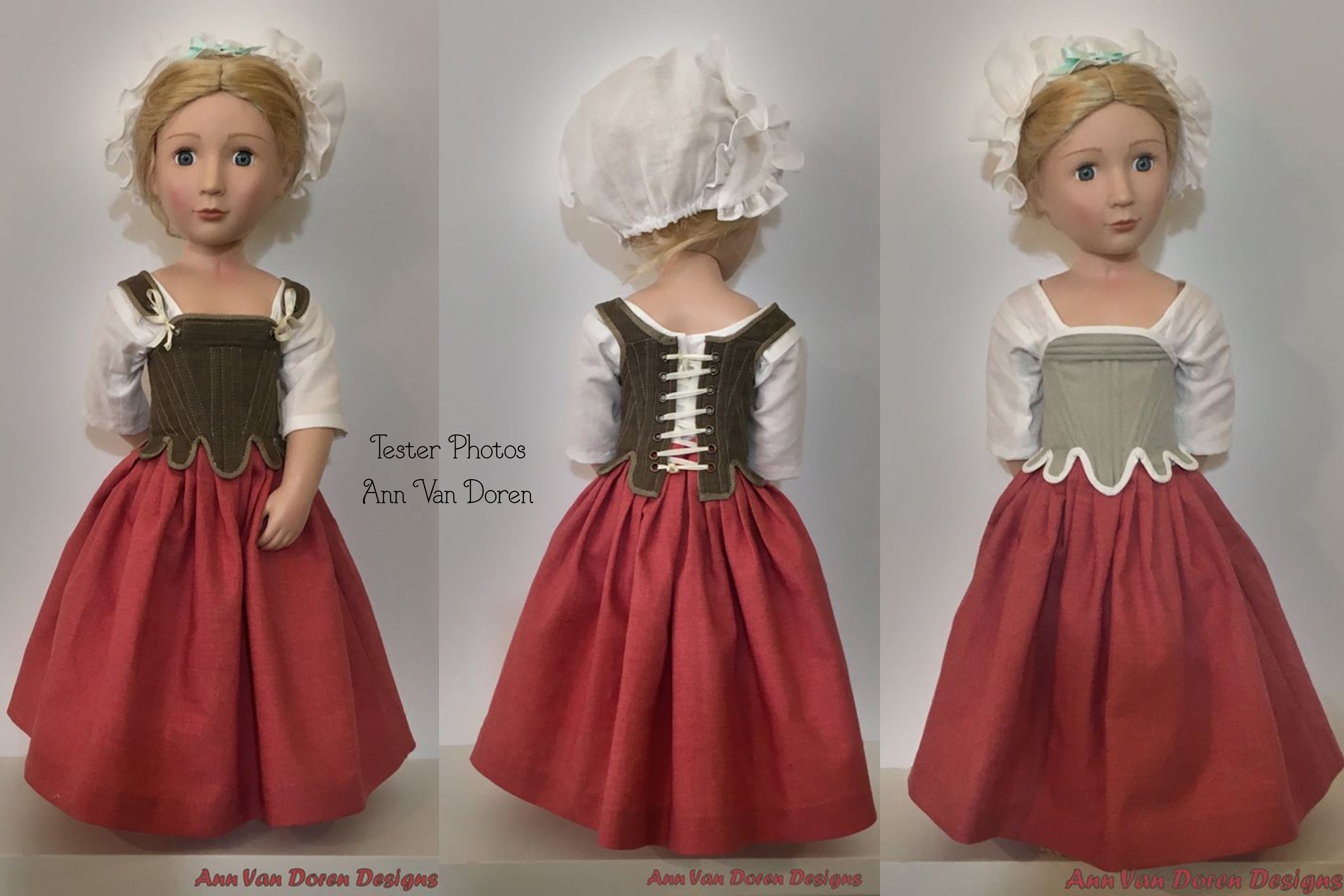 PDF Sewing Pattern Antoinette 18th Century Cap and Stays - Etsy