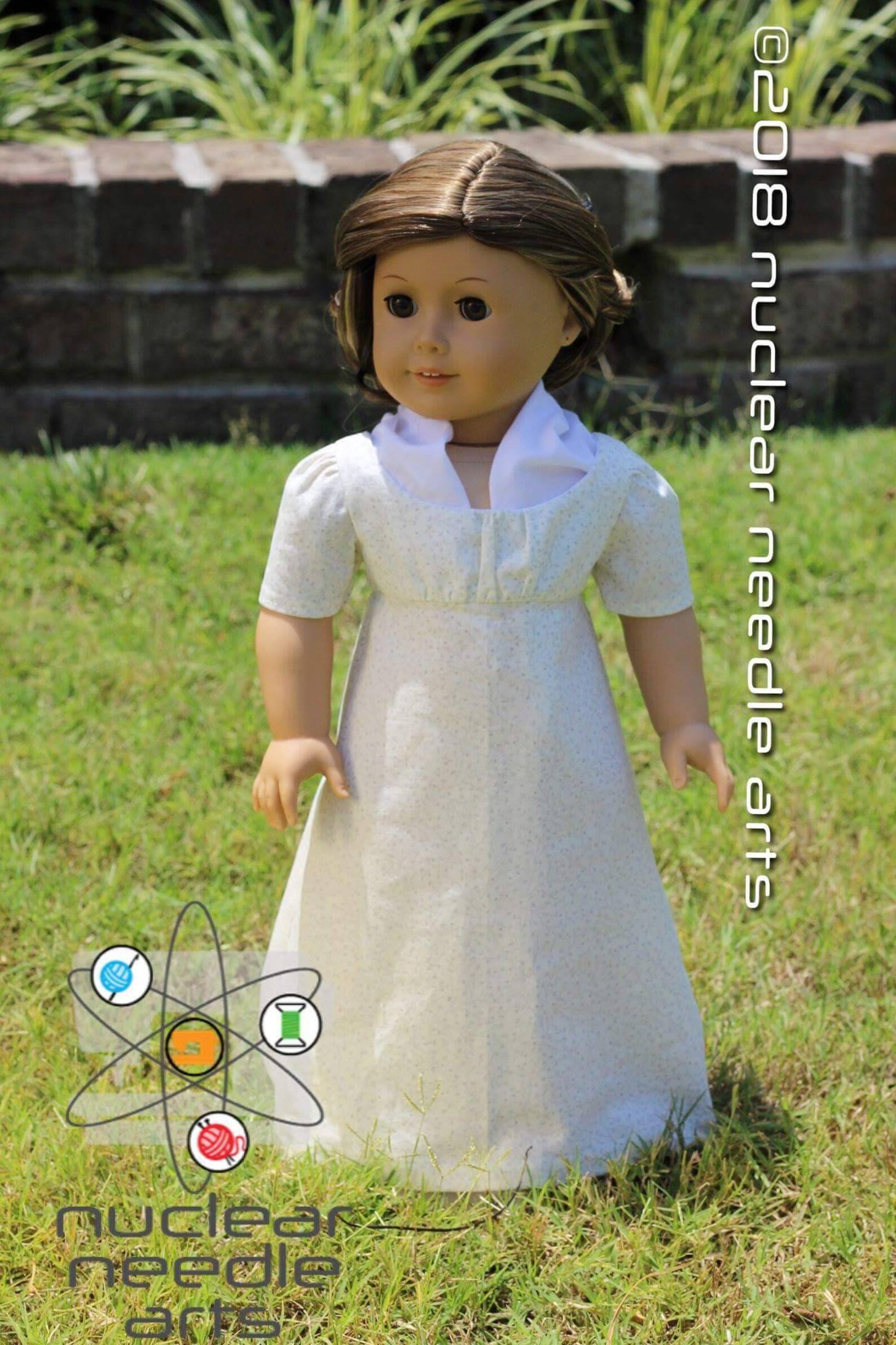 Regency Doll Dress PDF Sewing Pattern for 18 Inch Doll Such as American ...