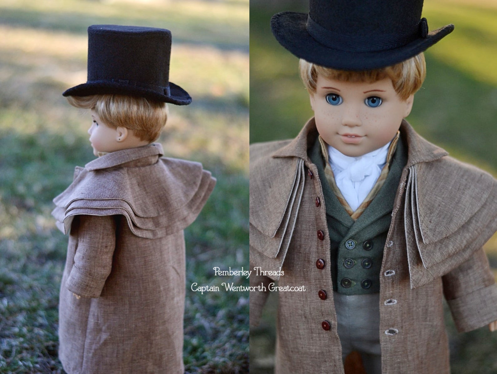 PDF Sewing Pattern Captain Wentworth Regency Boy Doll Outfit - Etsy