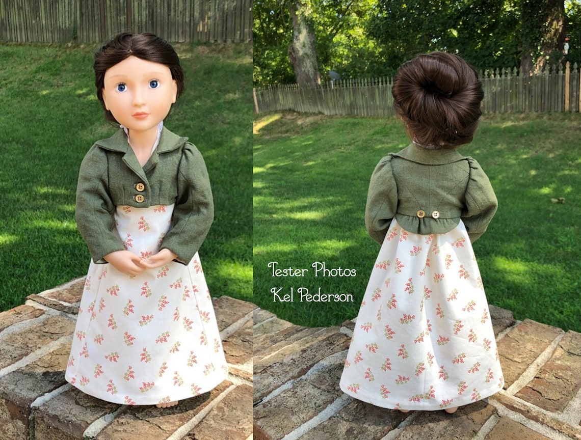 PDF Sewing Pattern Marianne Regency Spencer Jacket for 16 Inch Dolls A ...