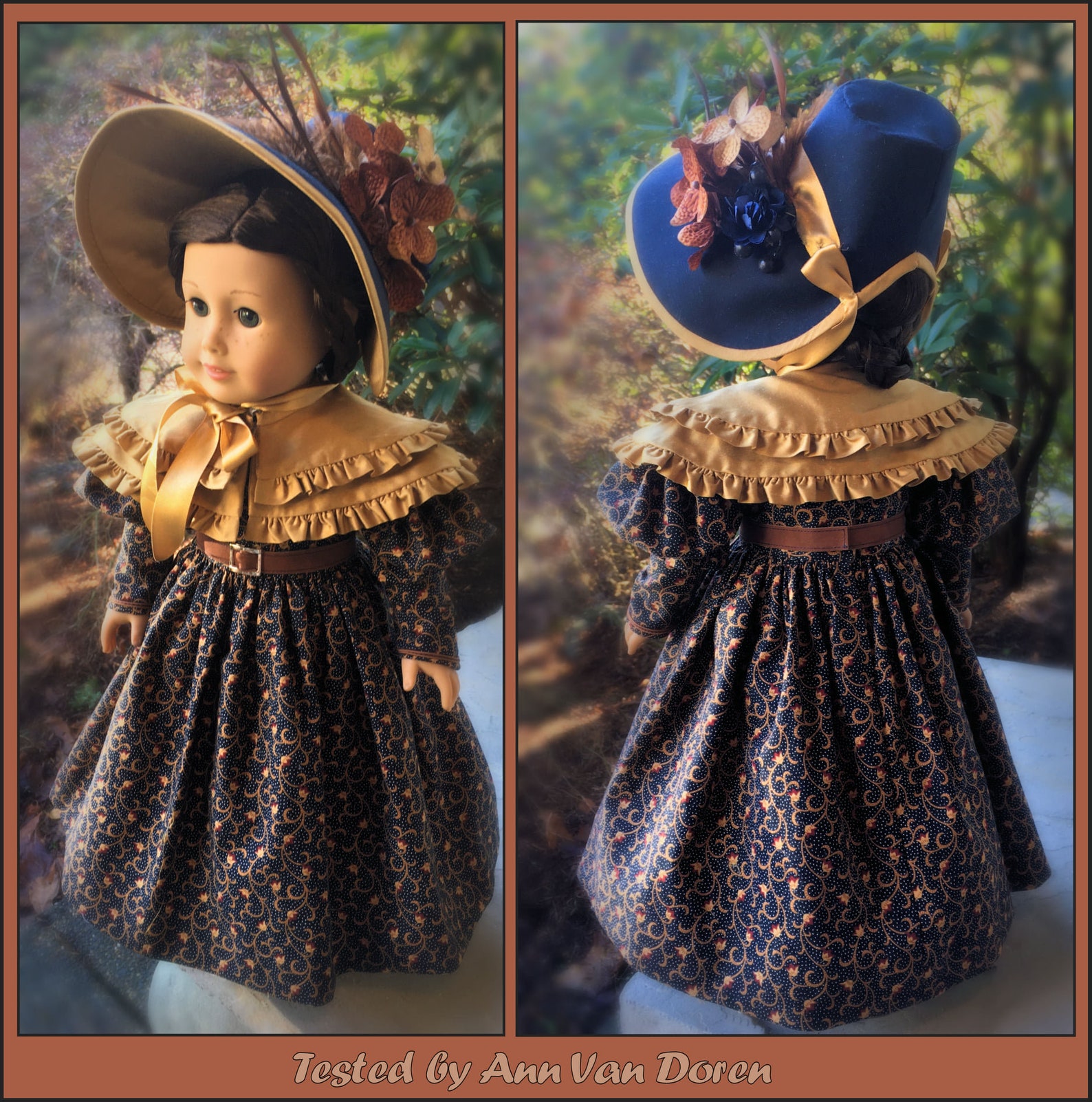 PDF Sewing Pattern 1830s Chemisette and Capelet for 18 Inch - Etsy